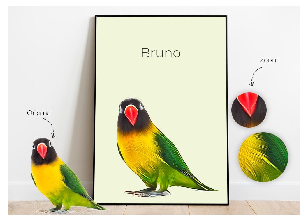 Portrait Poster Pets | Personalized Poster